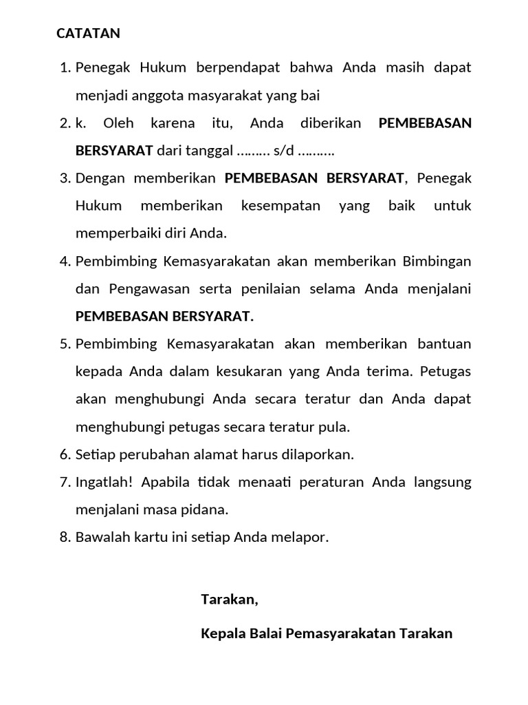 Contoh Cover Buku Bimbingan Klien Bapas | PDF