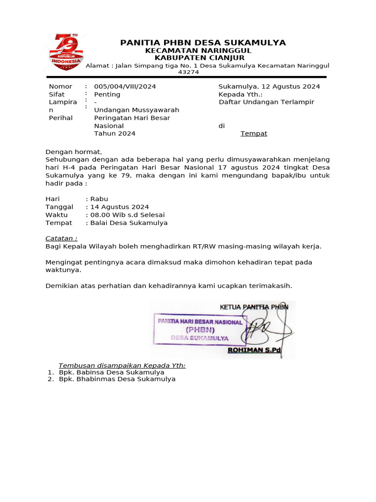 Undangan PHBN 2024 h-4 Fiks | PDF