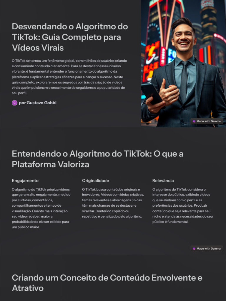Desvendando o Algoritmo Do TikTok Guia Completo para Videos Virais | PDF | Vídeo | Hashtag