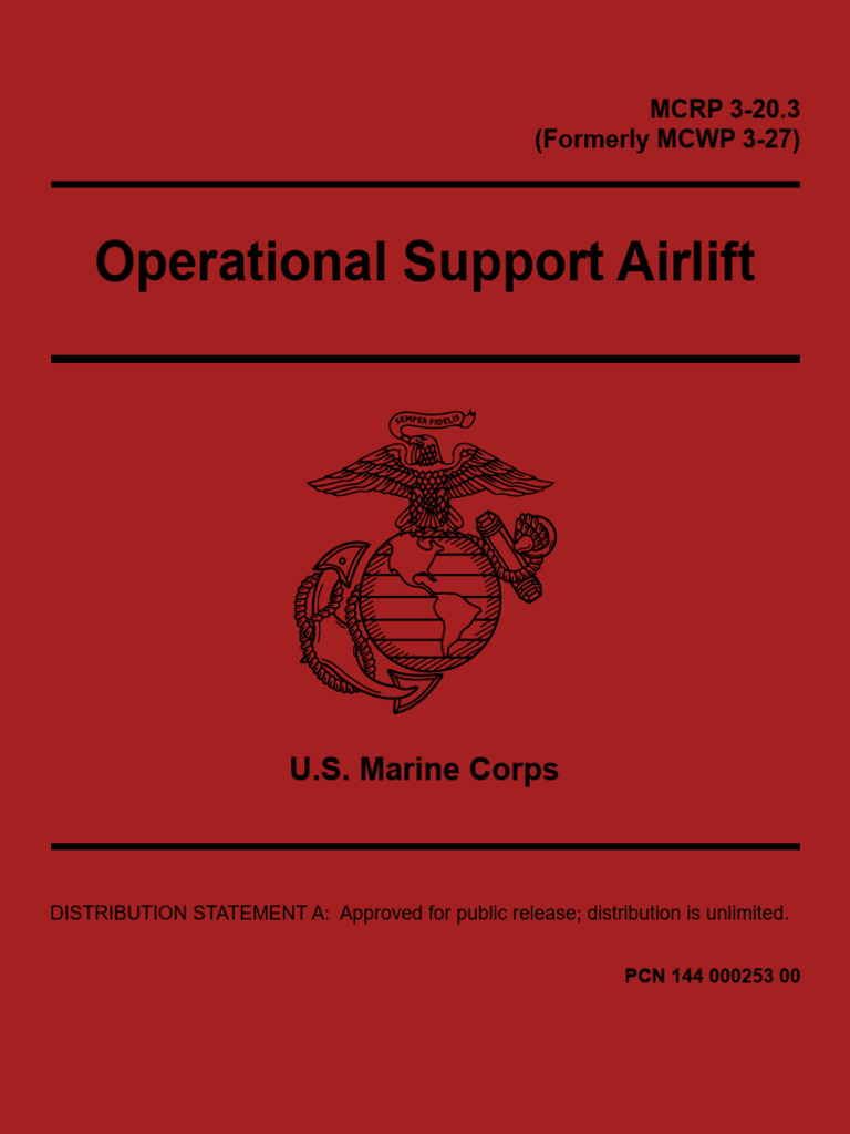 Operational Support Airlift Doctrine | PDF | United States Marine Corps ...