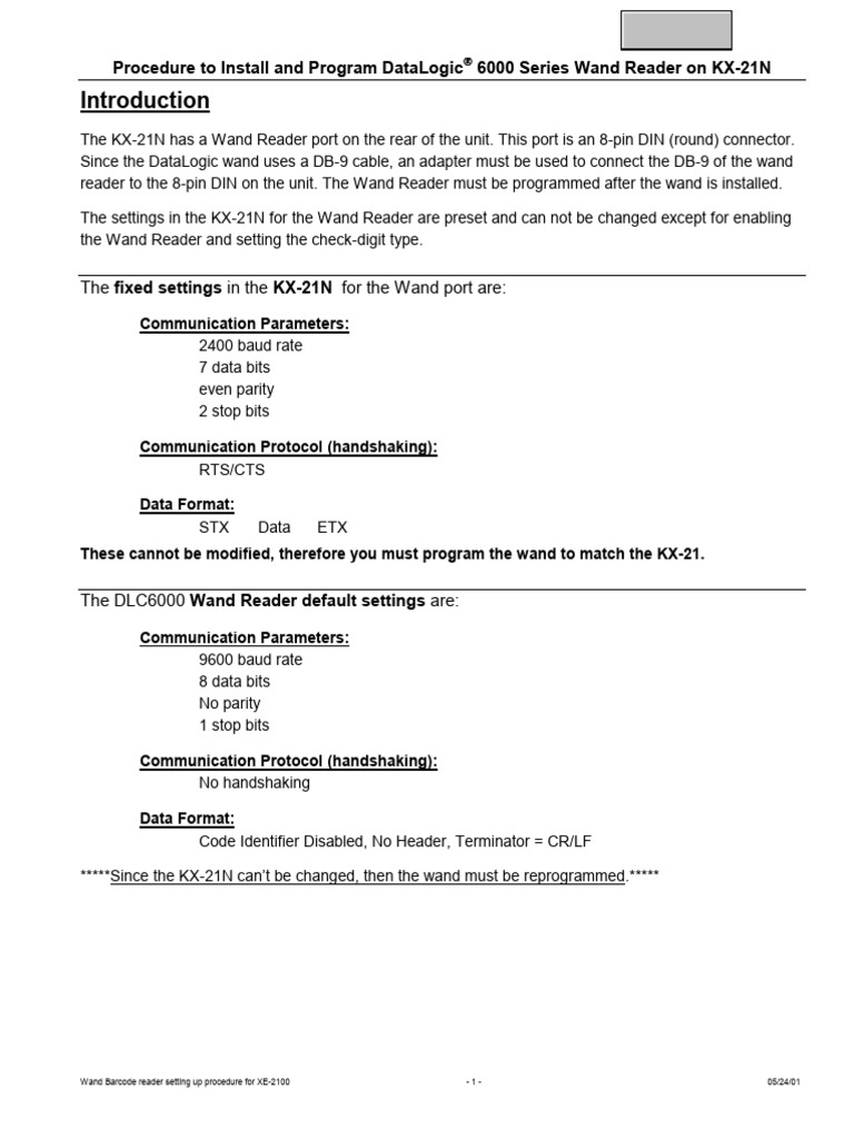 22 - kx21n handheld reader | PDF | Barcode | Electrical Connector