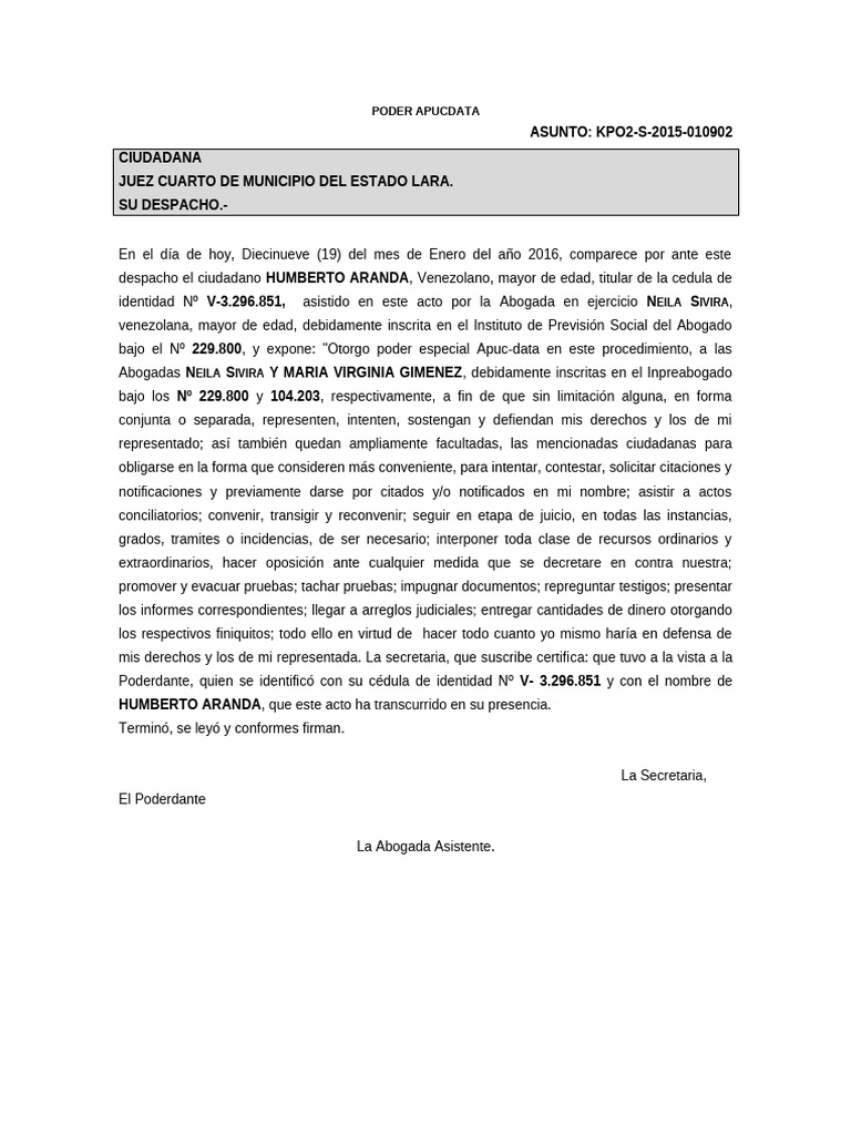 Poder Apud Acta | PDF