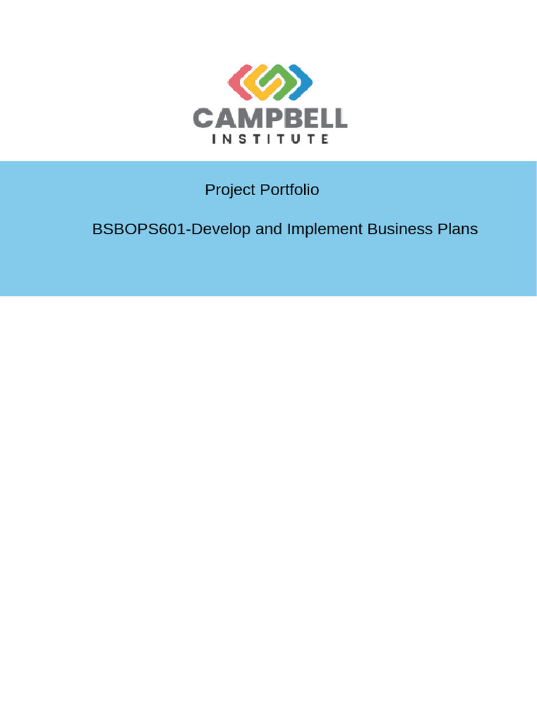 BSBOPS601 Project Portfolio - 2 | PDF | Occupational Safety And Health ...