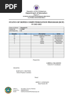 DepEd DCP Inventory Tool Guide | PDF