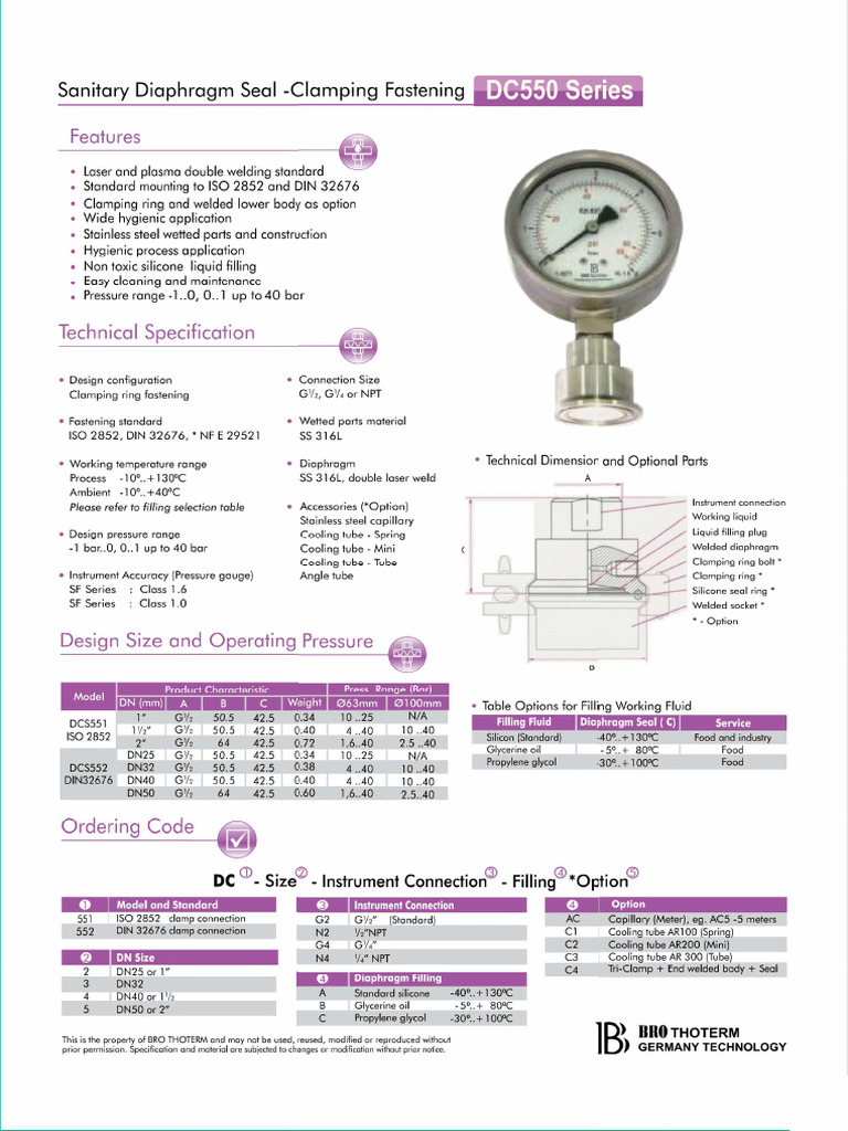 034 DG DC550 Series | PDF