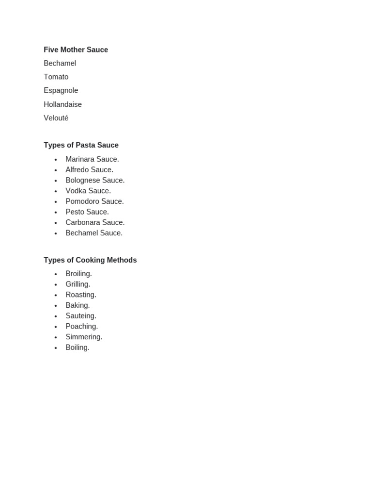 Chef Life | PDF