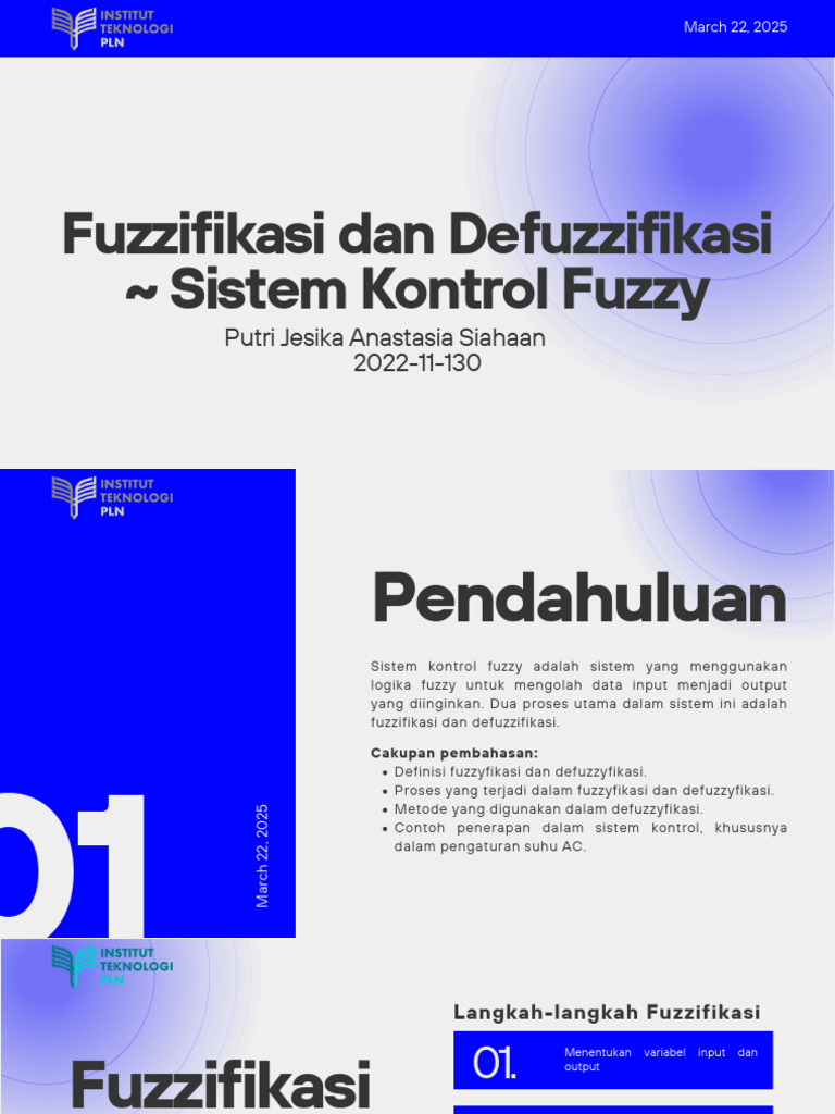 Fuzzifikasi dan Defuzzifikasi dalam Kontrol Fuzzy | PDF