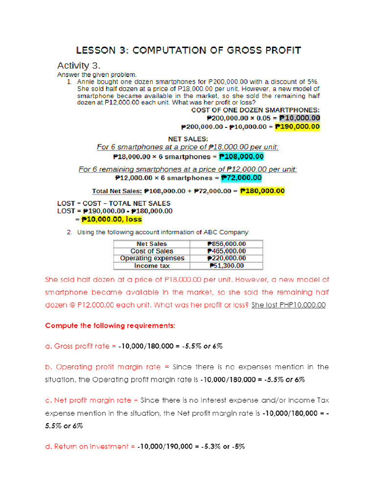 Entrepreneur Activity Sheet | PDF