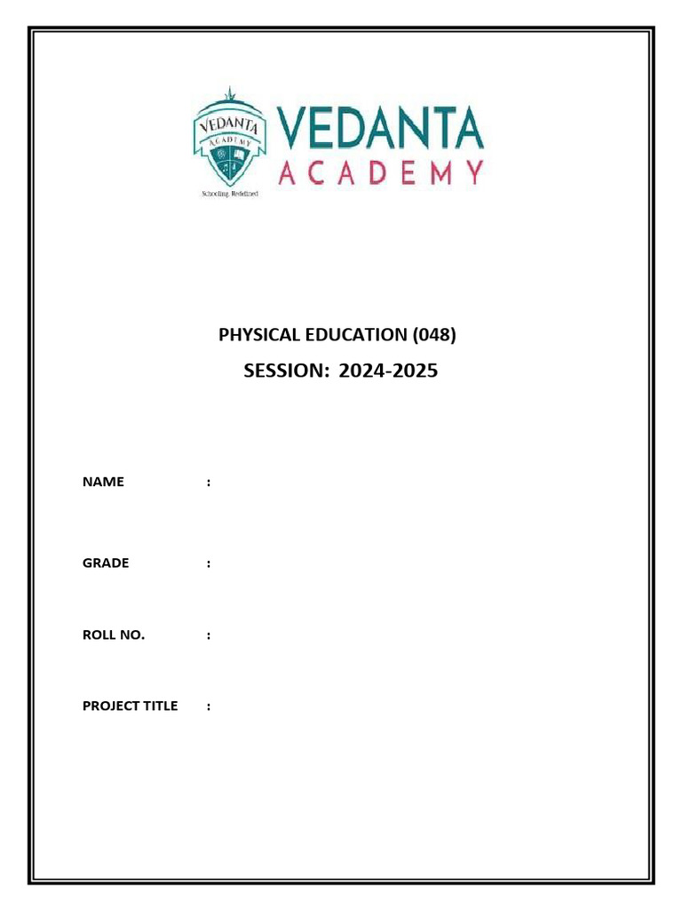 HPE Project Cover Page Template | PDF