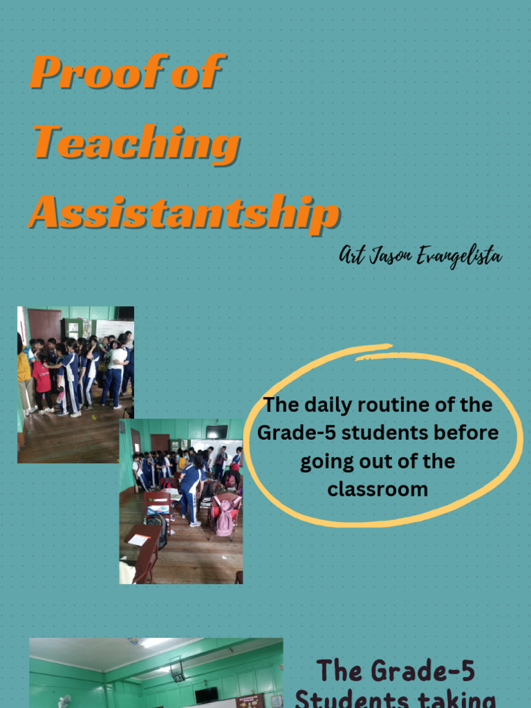 Proof of Teaching Assistantship | PDF