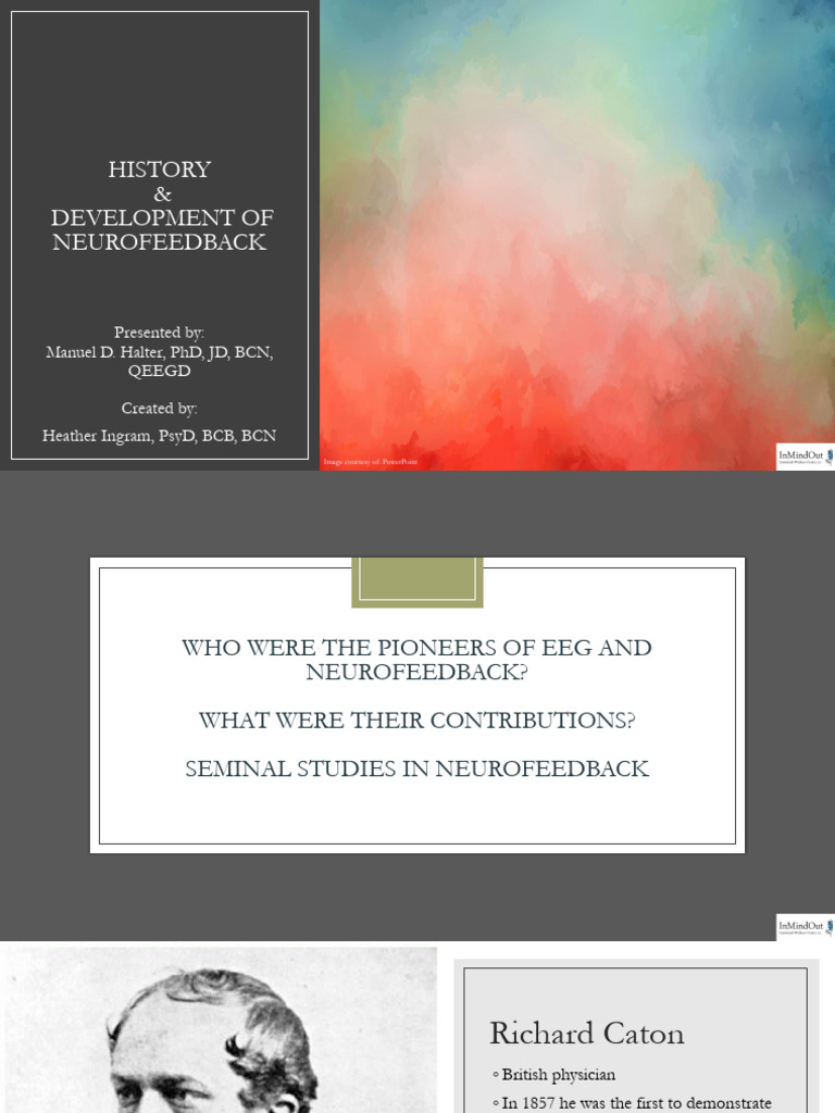 Neurofeedback History and Pioneers | PDF | Neurofeedback | Electroencephalography