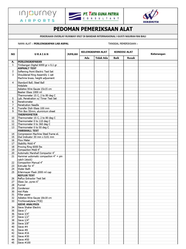 Lab Equipment for Asphalt Testing | PDF
