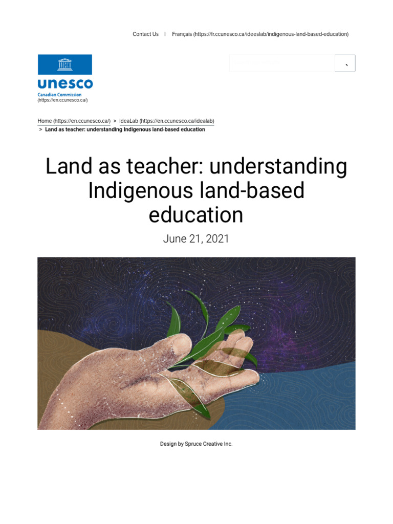 Understanding Indigenous Land-Based Education | PDF | Knowledge ...
