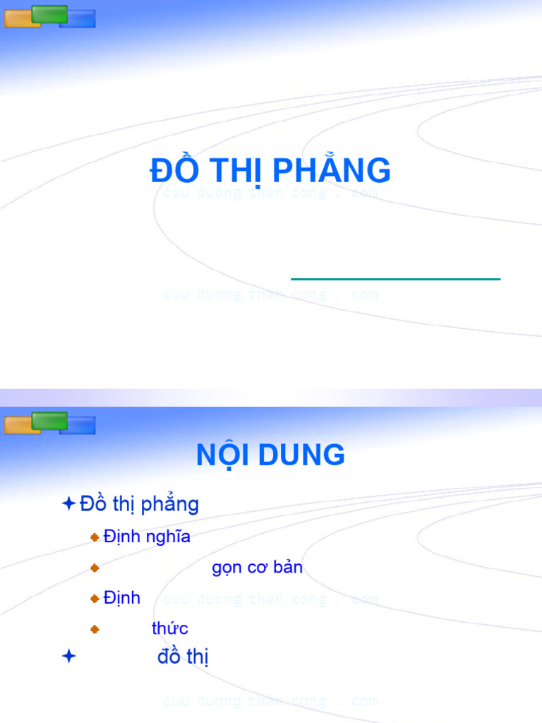 Ly Thuyet Do Thi Nguyen Thanh Son Ltdt c4 Do Thi Phang [Cuuduongthancong.com] | PDF