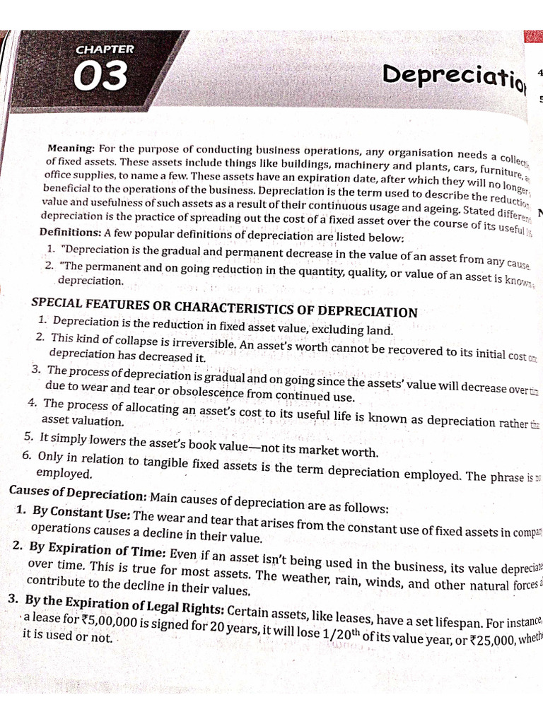 Class 11 PW Account Depreciation | PDF