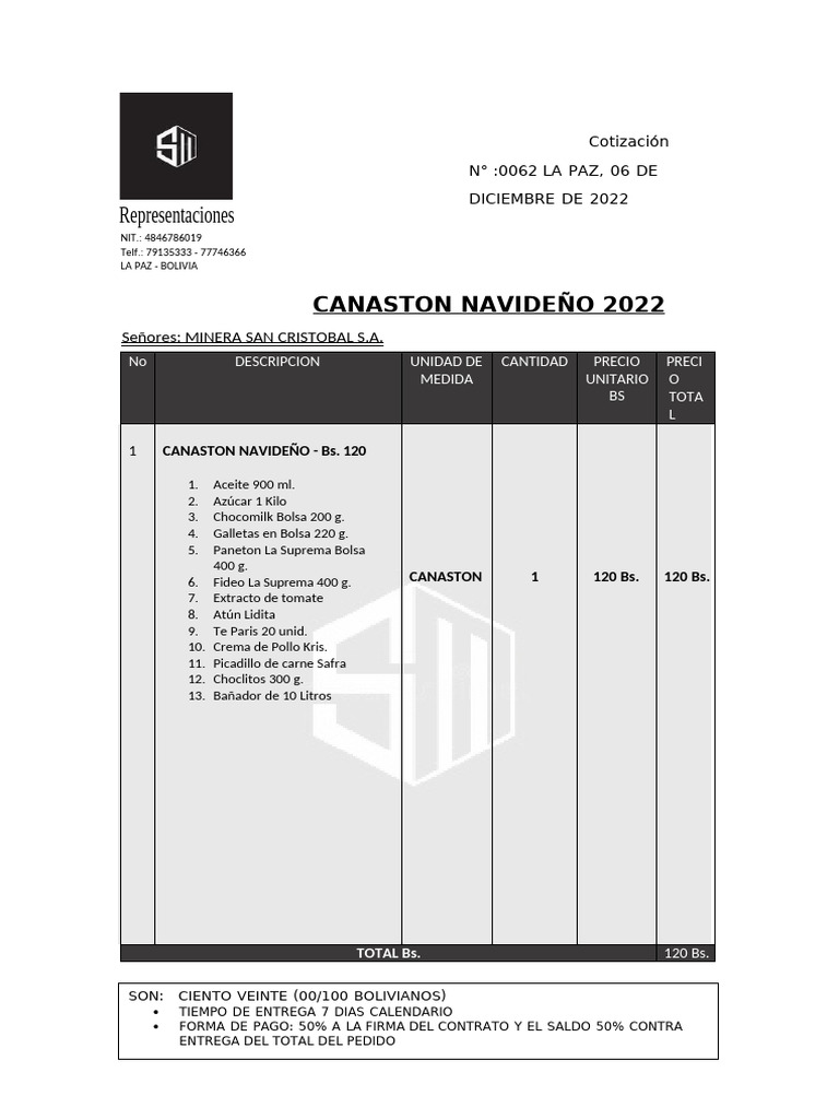 CANASTON DE 120 | PDF