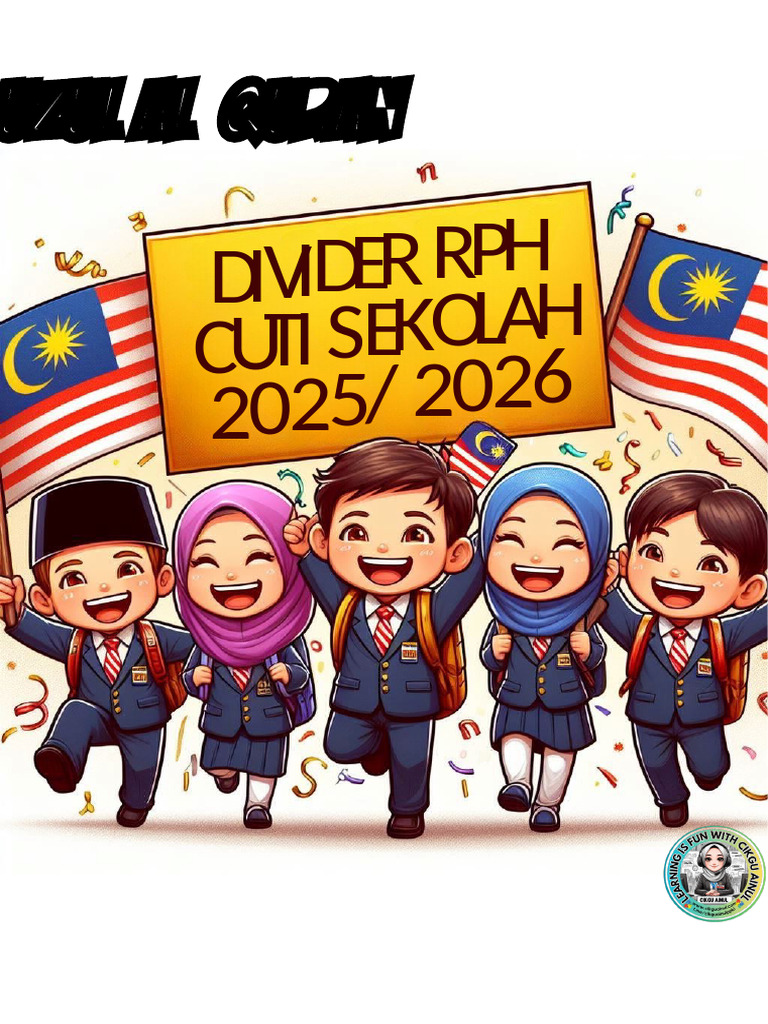 Divider Cuti Sekolah 2025 | PDF | Malaysia