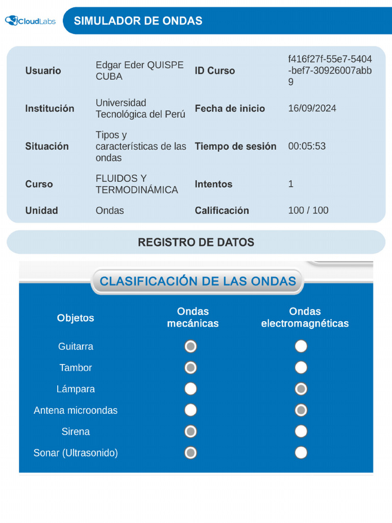 Eder Quispe Laboratorio - GSMYQO | PDF