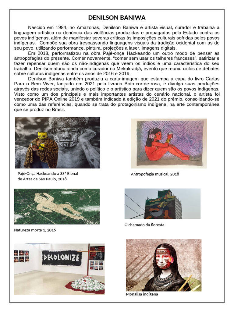Denilson Baniwa | PDF