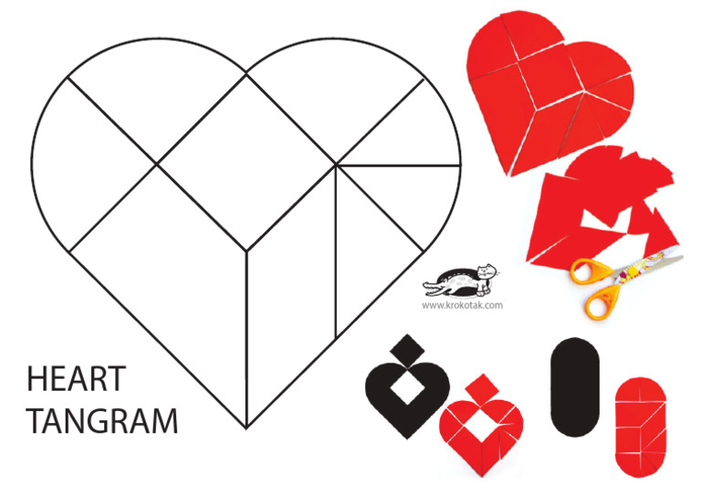 Heart Tangram | PDF