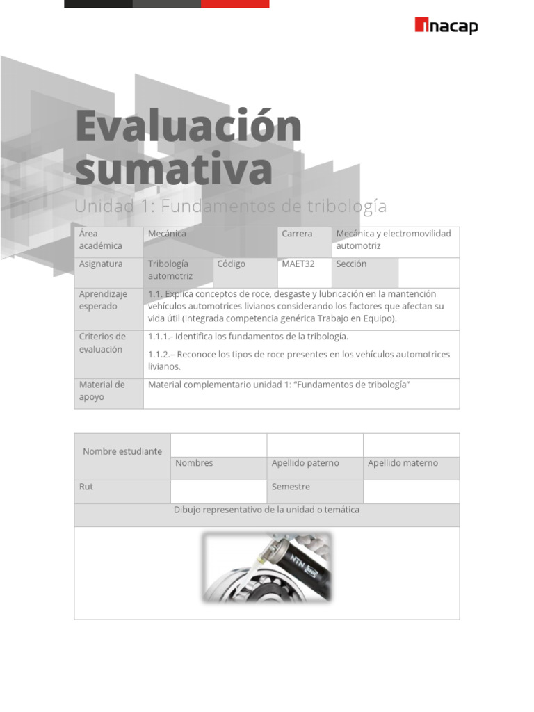 Evaluacion Sumativa | PDF