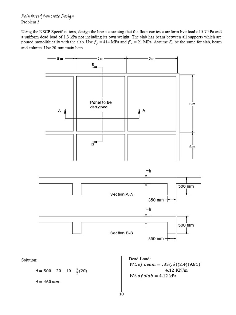 Design of Beam Computation | PDF | Beam (Structure) | Reinforced Concrete