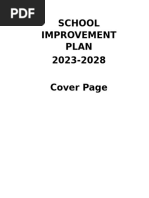 SIP 2023 2028 Template | PDF | Governance | Learning