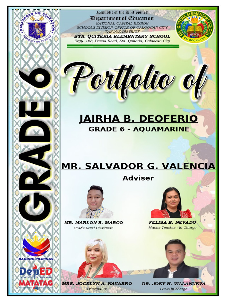 Portfolio Honors Folder | PDF
