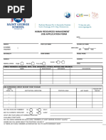 JCF Application Form | PDF | Arrest | Government Information