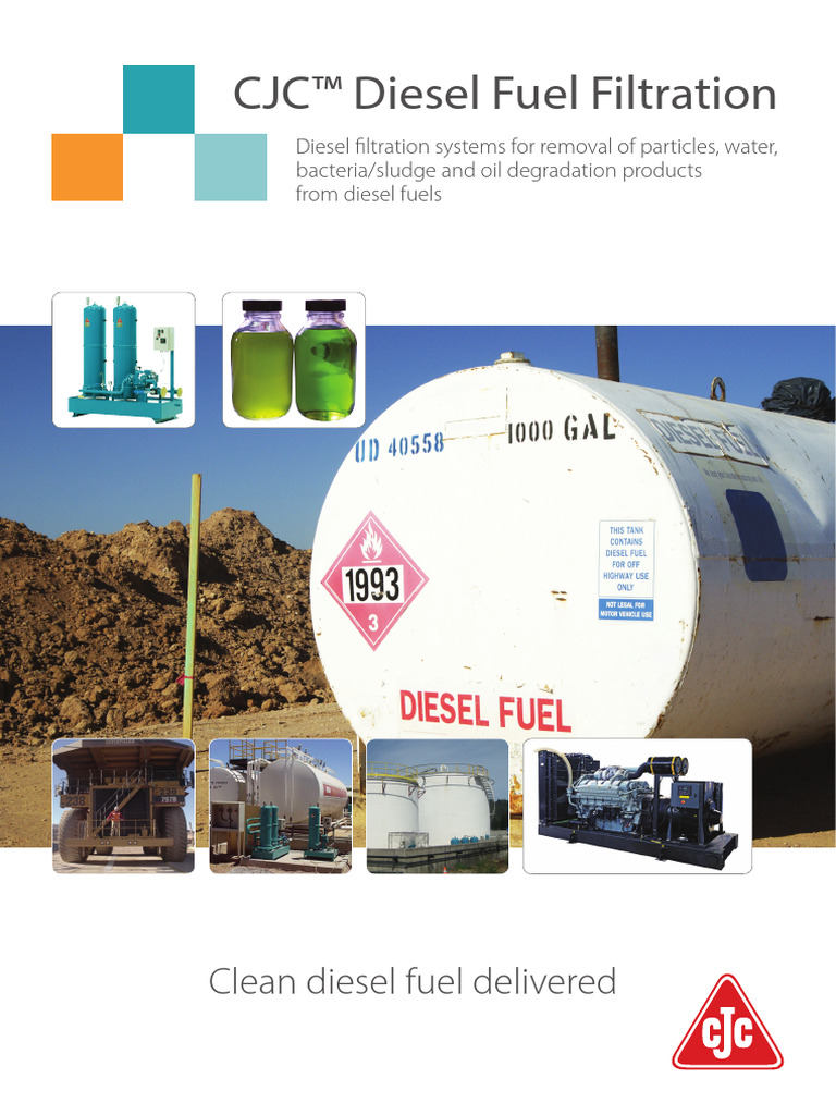 Diesel Fuel Filtration Brochure | PDF | Diesel Engine | Filtration