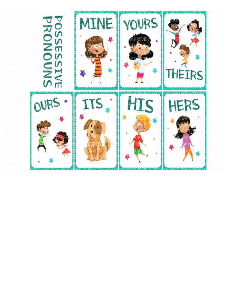 Flashcards Personal Pronouns Sexto | PDF