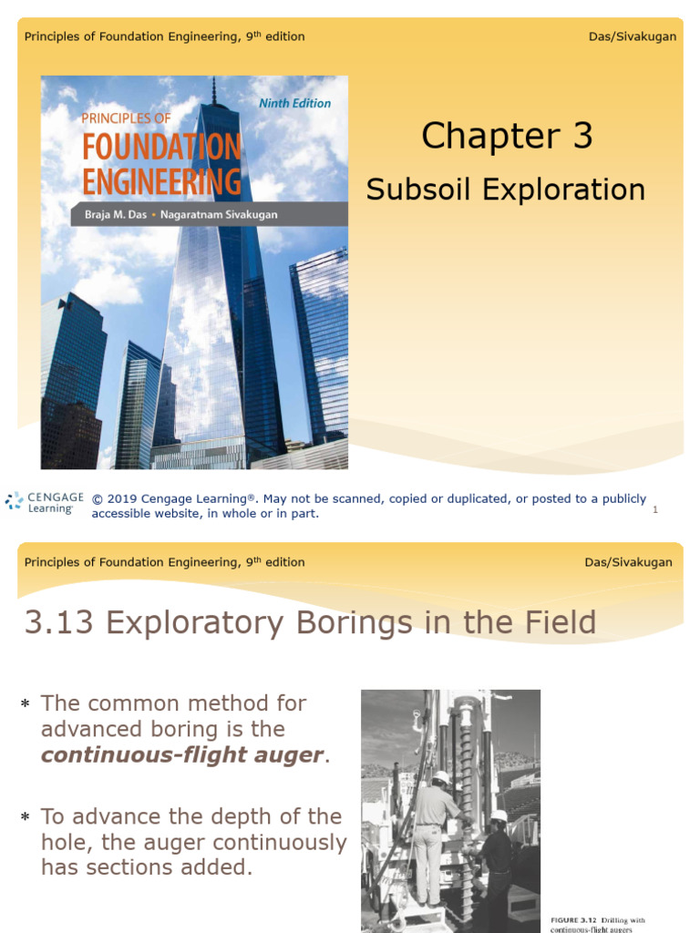 Part 2 Chapter03 - Subsurface Exploration 2025 | PDF | Applied And Interdisciplinary Physics ...