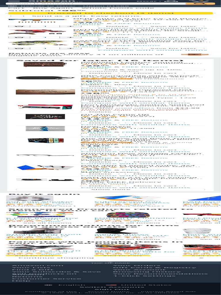Amazon Cart Items and Recommendations | PDF | Toys