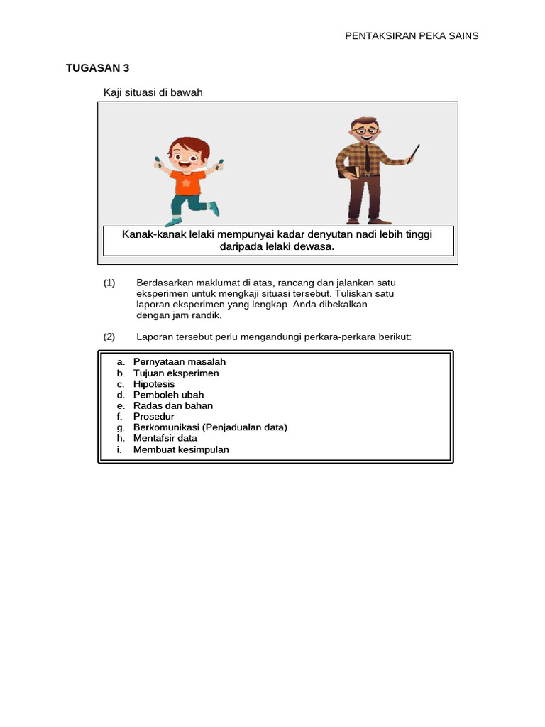 Peka Sains t4 (Tugasan 4) | PDF