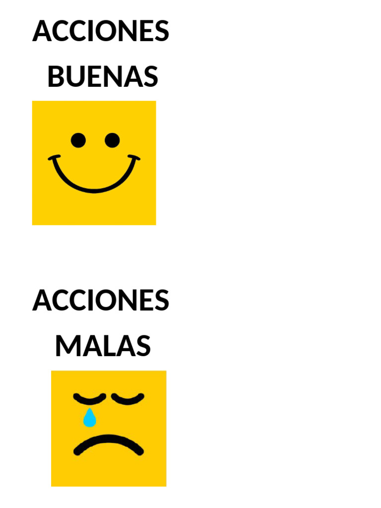 Acciones Buenas y Malas en Finanzas | PDF