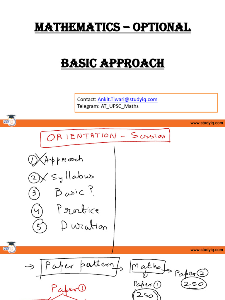 UPSC Mathematics Optional Syllabus | PDF | Integral | Matrix (Mathematics)