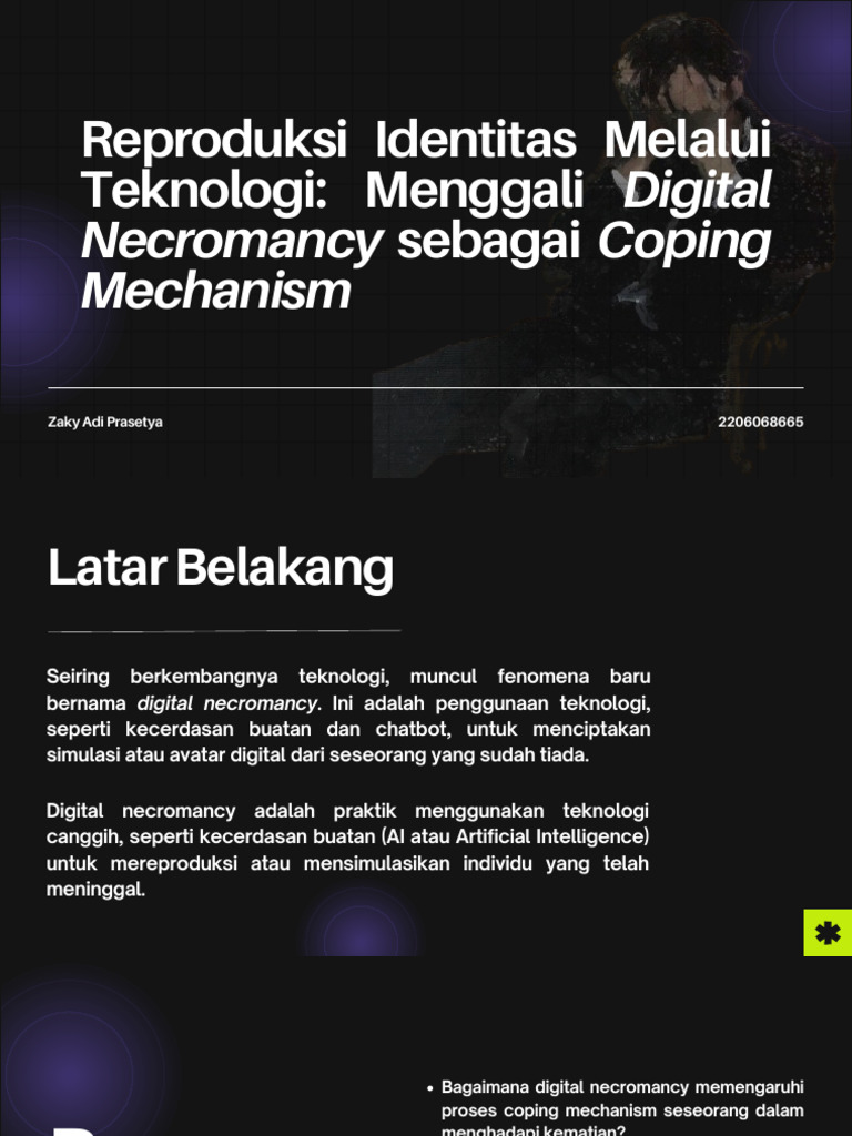 Reproduksi Identitas Melalui Teknologi Menggali Digital Necromancy ...