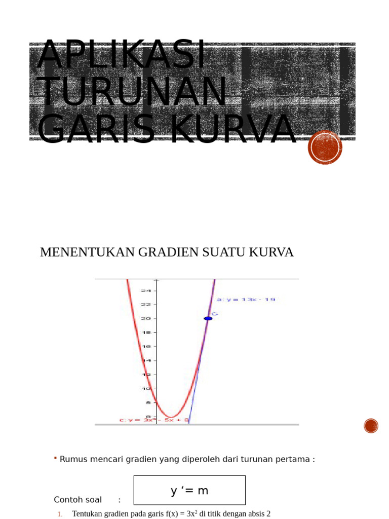 Turunan Garis Kurva Versi 1 | PDF