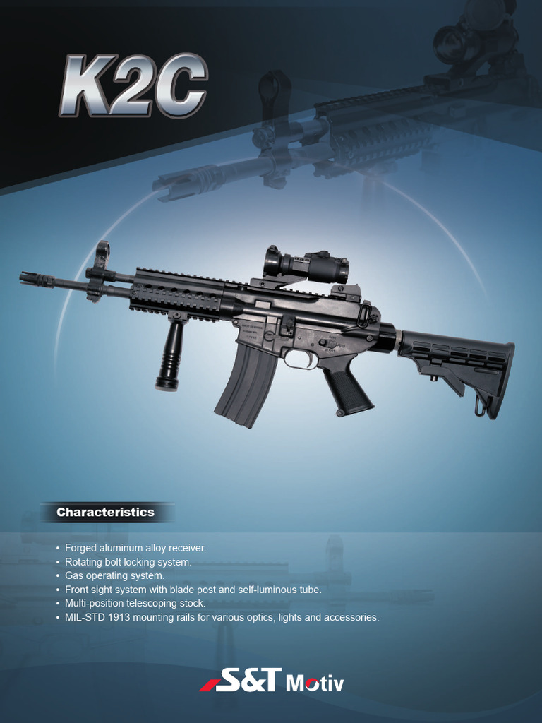 K2C 5.56mm Carbine Technical Data | PDF