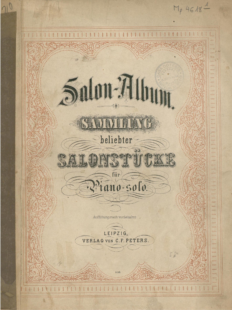 IMSLP263851 PMLP401500 Salon Album Band1 | PDF