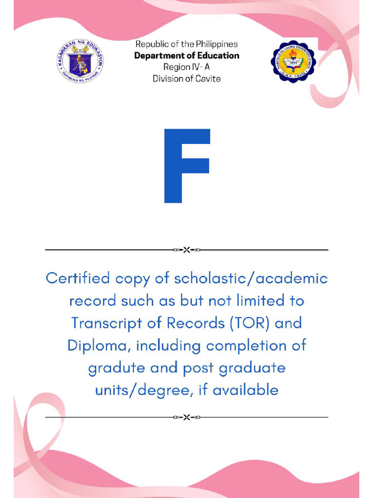 Transcript of Records (TOR) | PDF