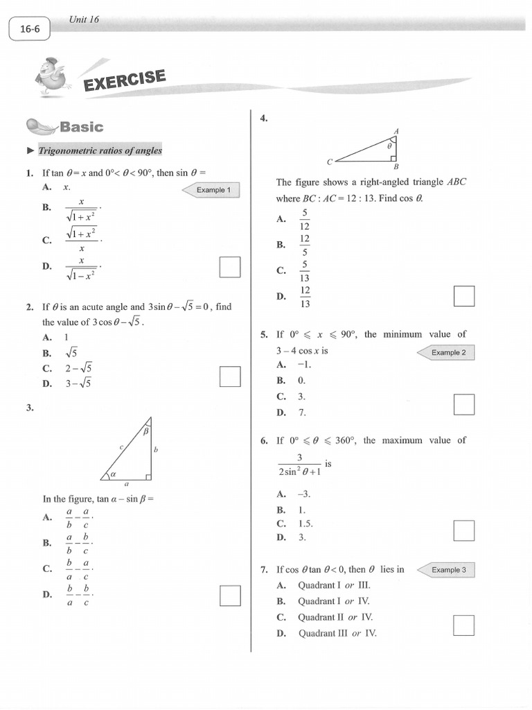 Trigonometry I - Basic Trigonometry | PDF