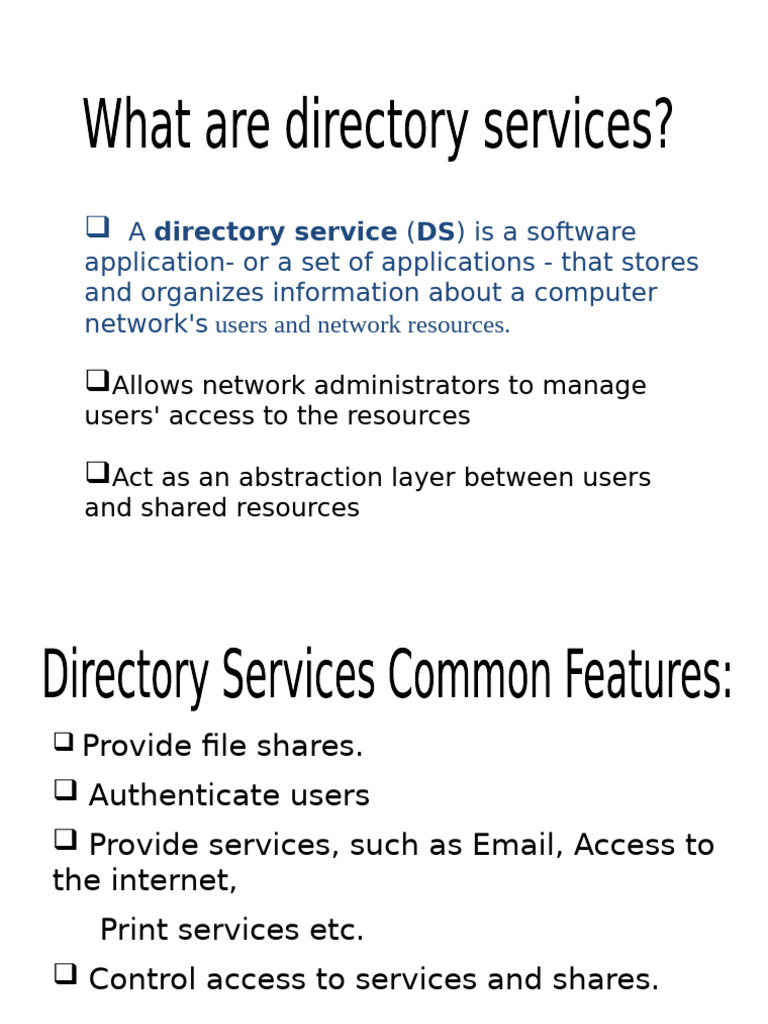 Active Directory Overview and Functions | PDF | Active Directory | Computer Network