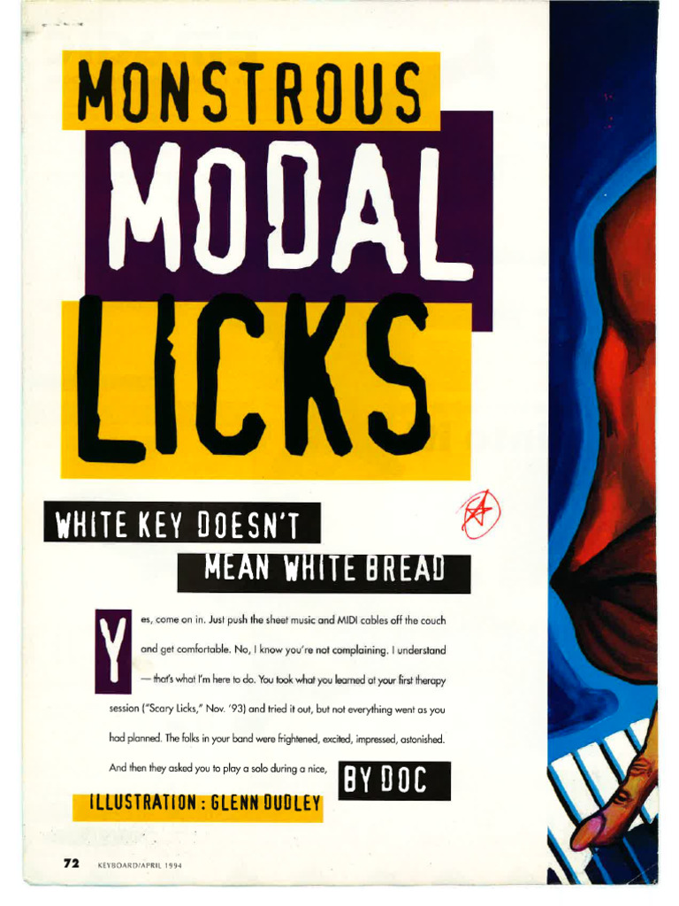 +modal Licks | PDF
