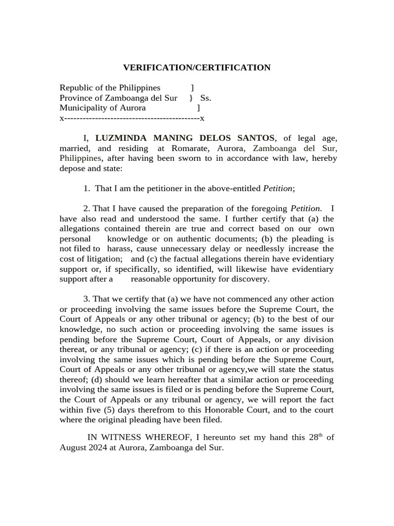 Verification | PDF