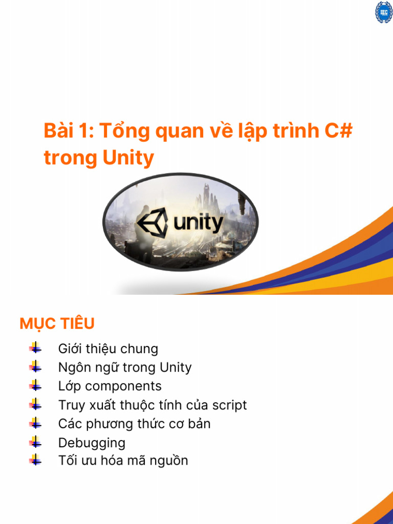 Bài 1 - Tổng Quan Về Lập Trình C# Trong Unity | PDF