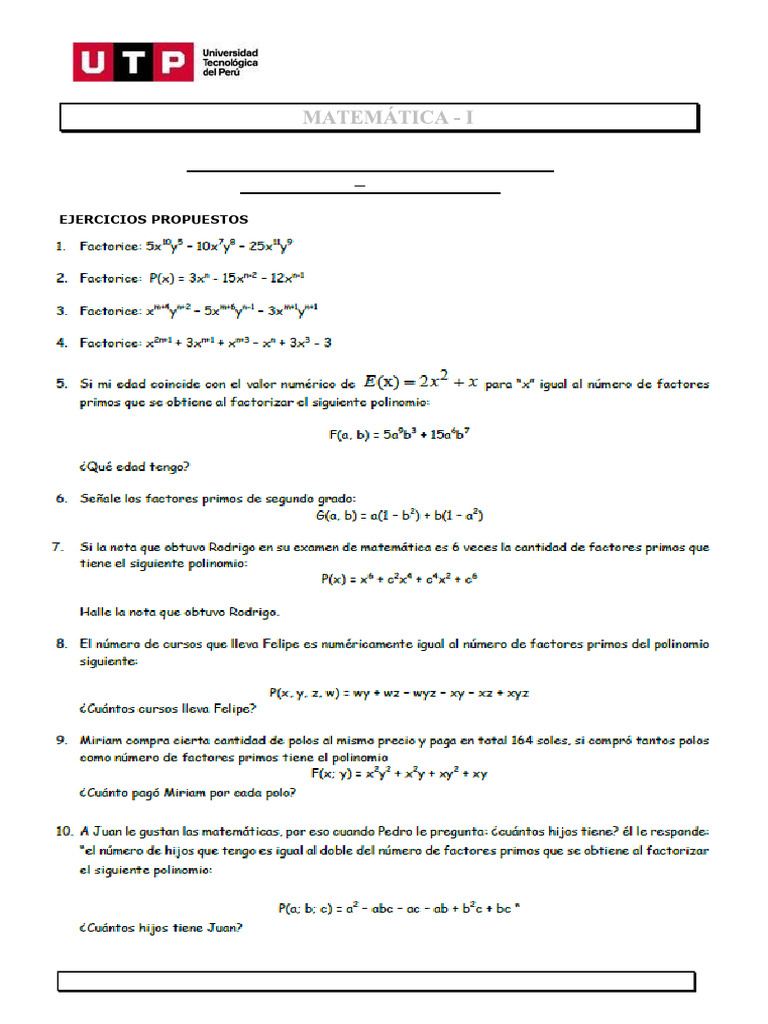 S04 - S8 - Ejercicios | PDF