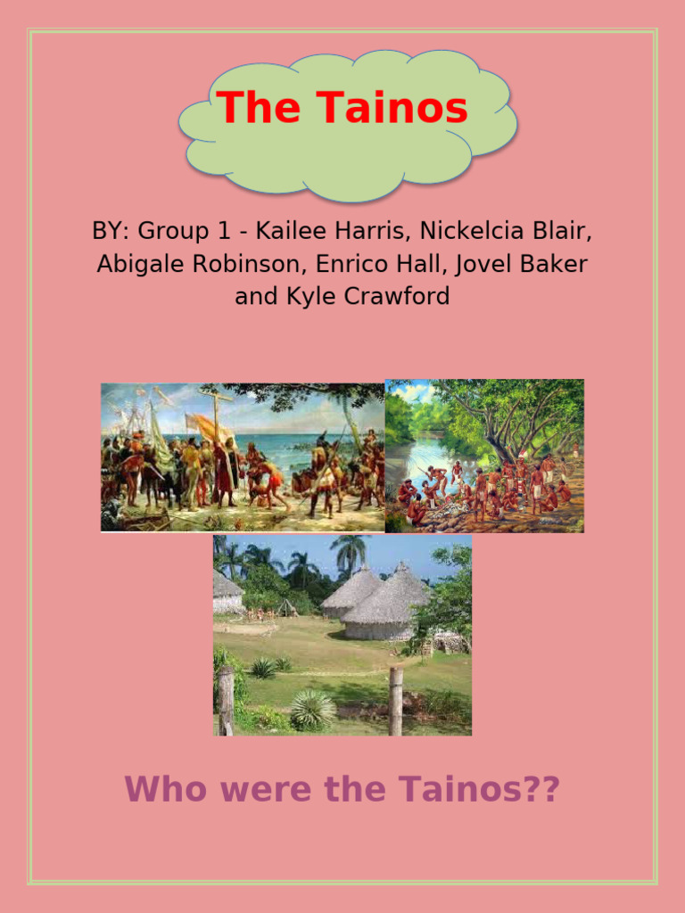 The Tainos Social Studies Folder Information | PDF
