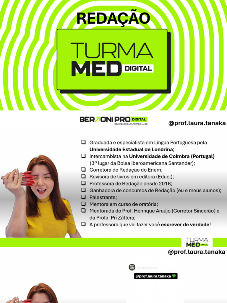 AULA 01 - REDA--O - DIGITAL - LAURA TANAKA | PDF