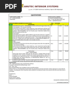 BOQ For Interior Work | PDF | Nature